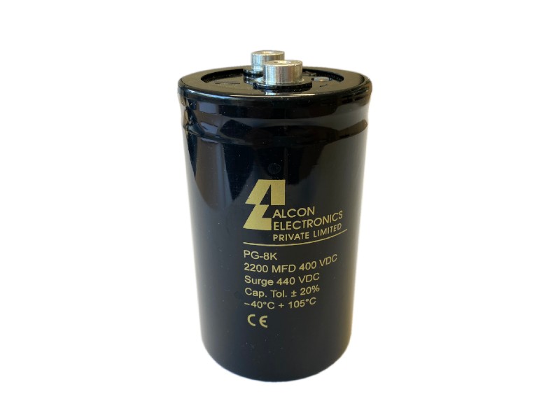 Electrolytic capacitor 2200MFD 400Vdc 105ºC | Poweralia